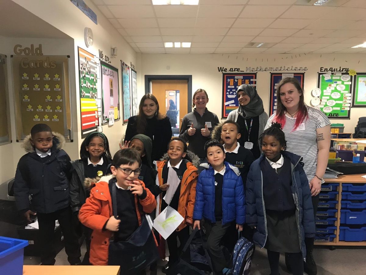 UWE engineering students visit Hannah More Primary School | Engineering ...
